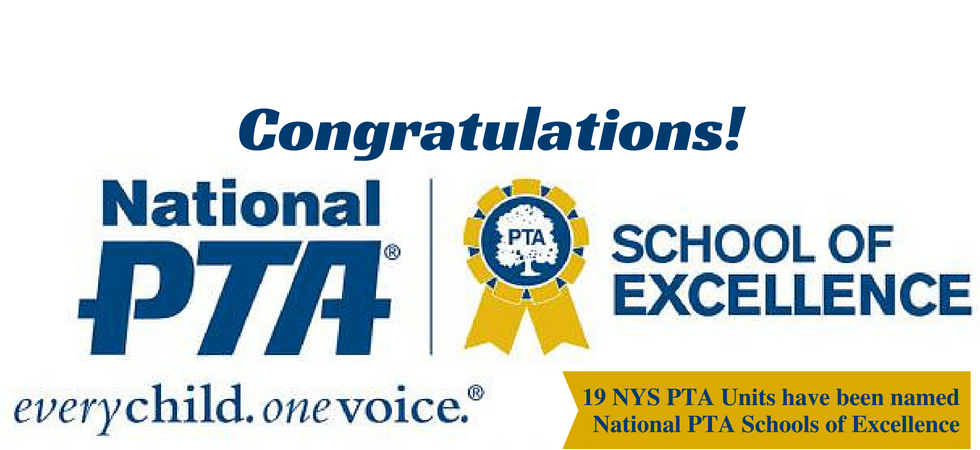 NYS PTA Celebrates 19 National PTA Schools of Excellence - New York ...